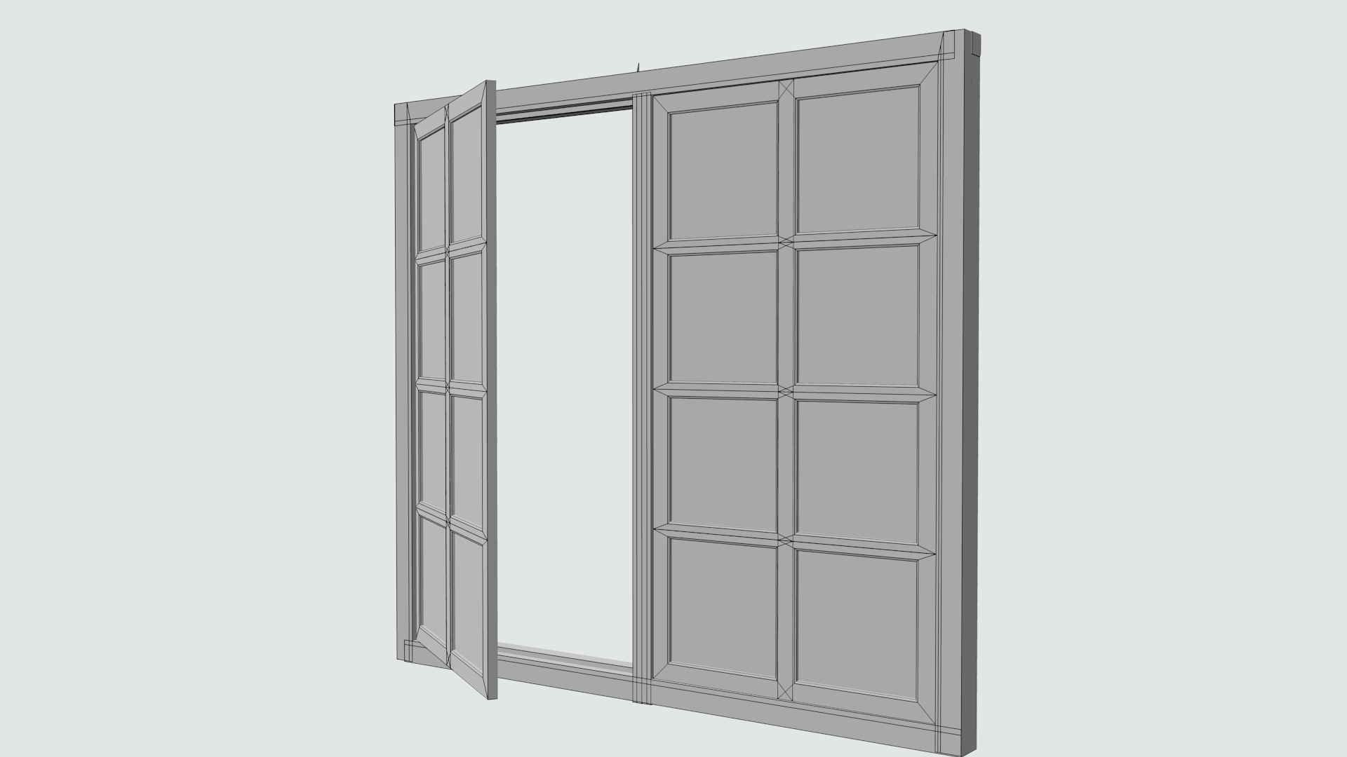 Free wooden window 3D model - TurboSquid 1373051