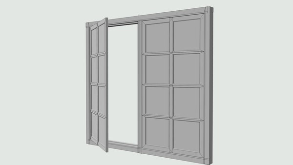 Free wooden window 3D model - TurboSquid 1373051