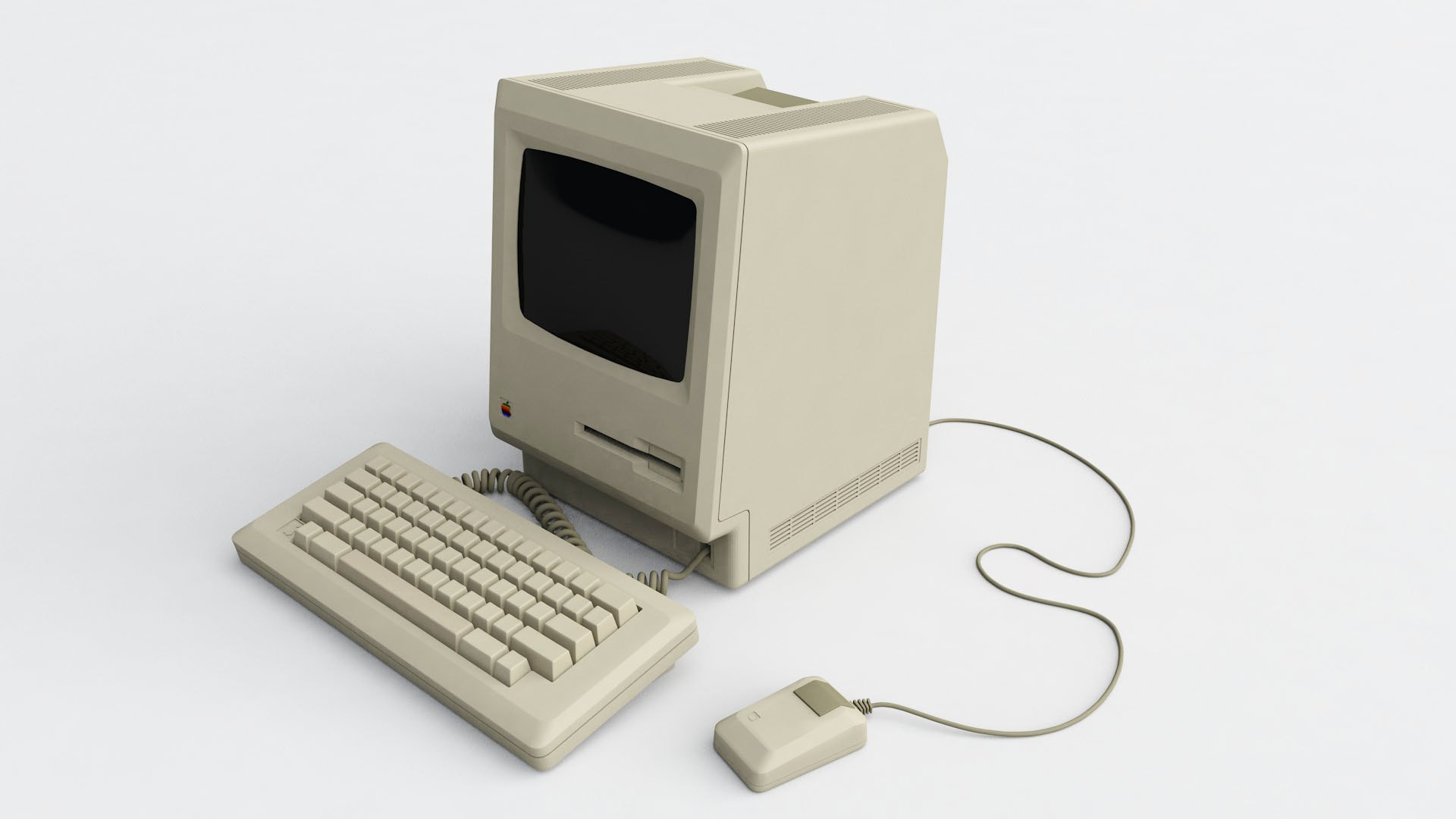 Apple Macintosh 128K 3D Model - TurboSquid 2179126