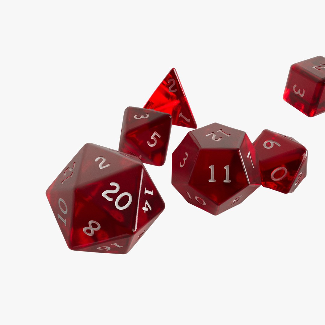 3D Polyhedral Dice Set Model - TurboSquid 2237946