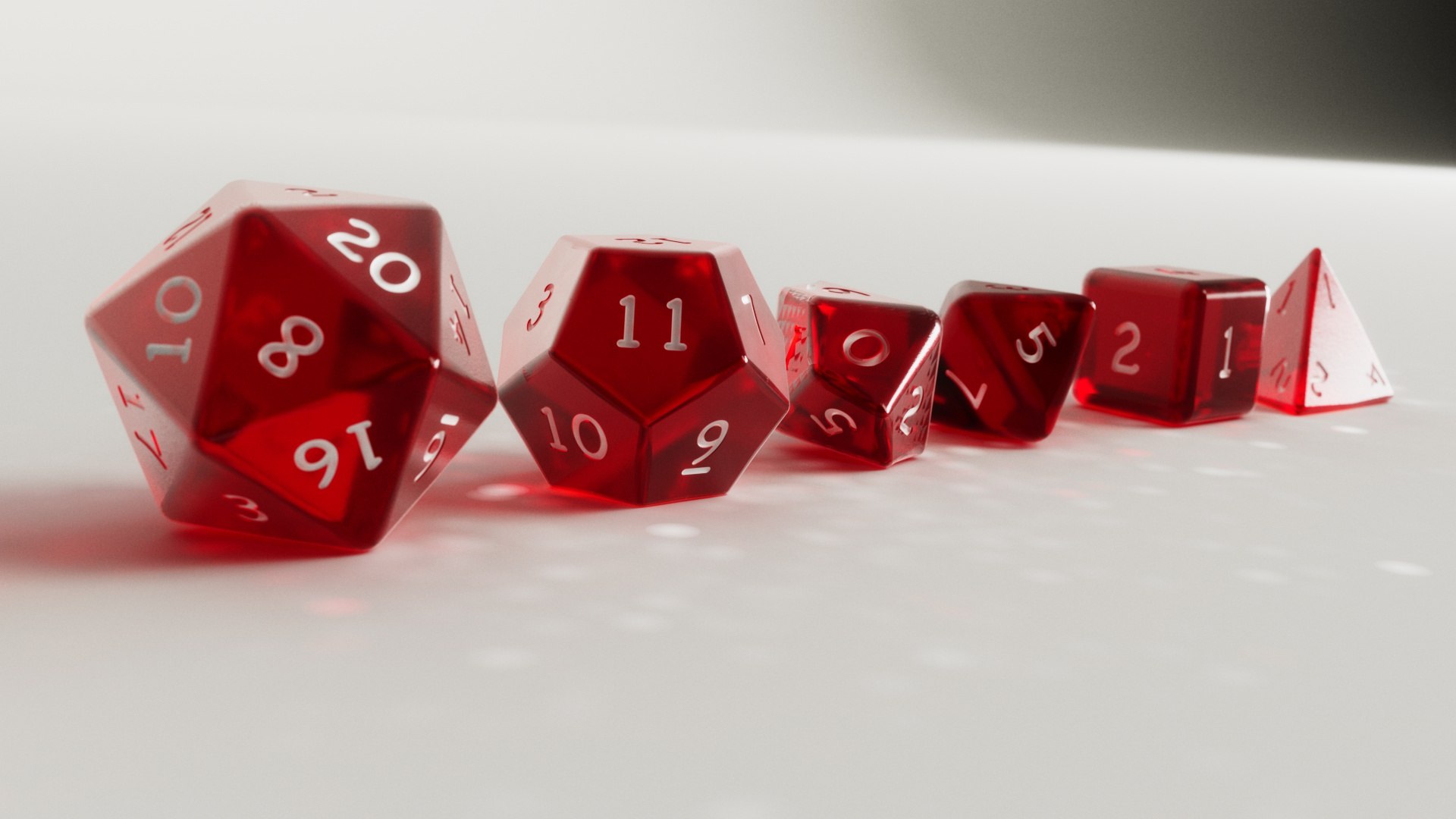 3D Polyhedral Dice Set Model - TurboSquid 2237946