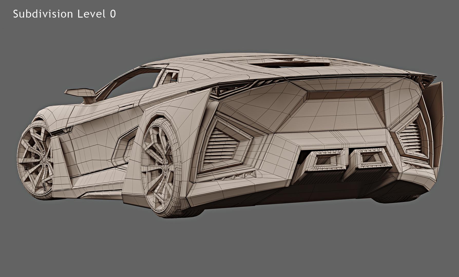 3D futuristic sport coupe - TurboSquid 1298956