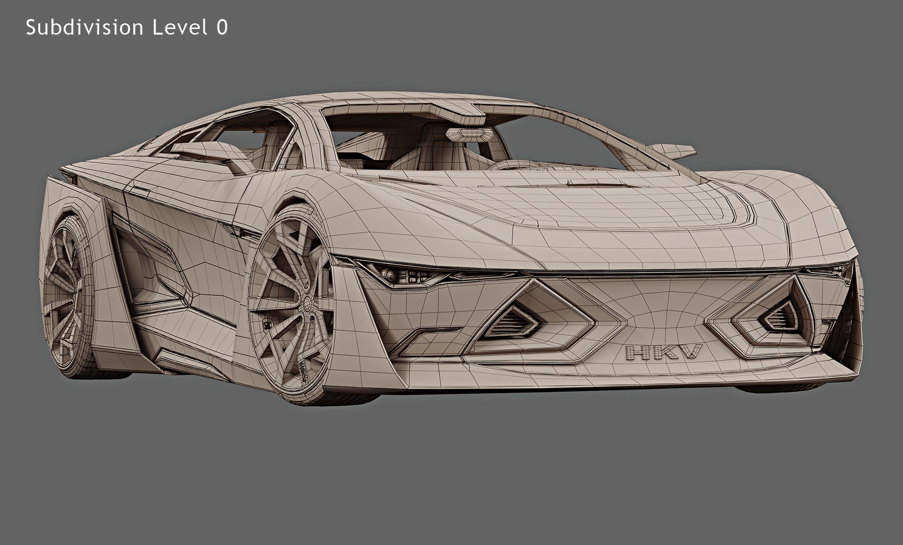 3D Futuristic Sport Coupe - TurboSquid 1298956