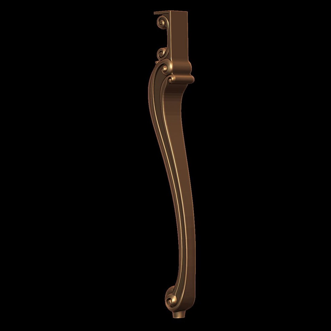 3d Model Of Chair Leg Stl Cnc