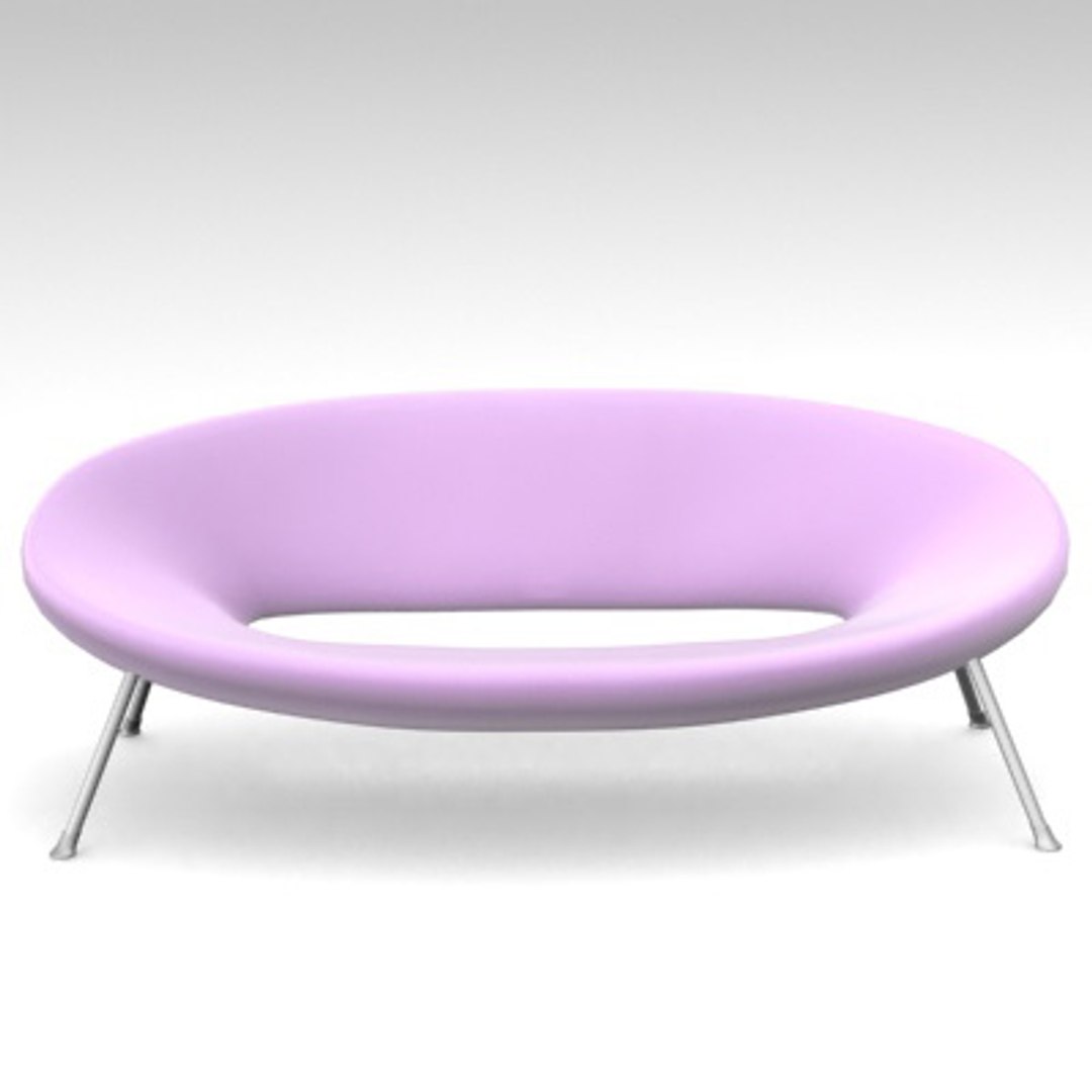 Ploof Sofa Philippe Starck 3d Model