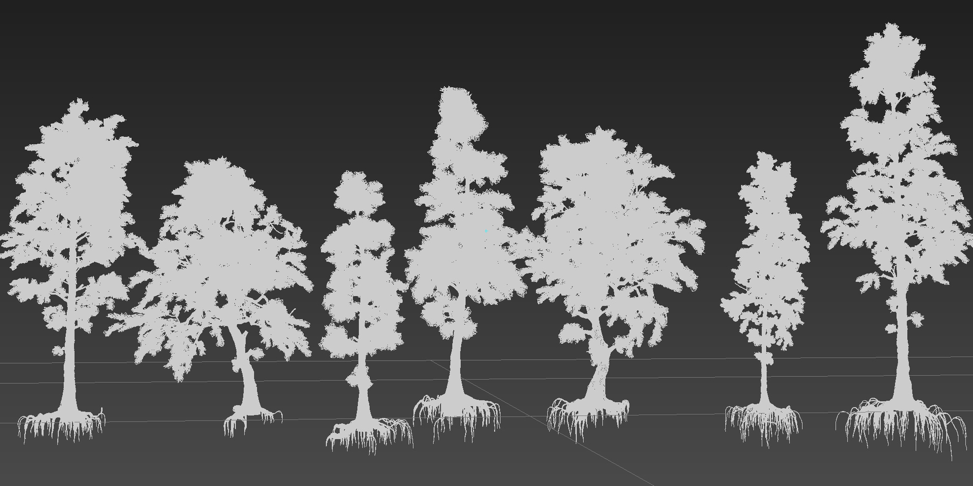 3D pine tree pack 7 - TurboSquid 1364485