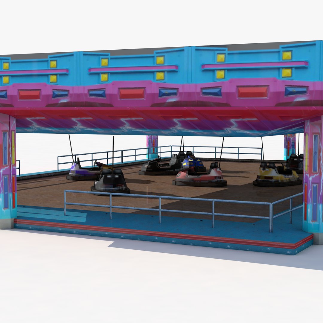 3D Model Bumper Cars - TurboSquid 1380611