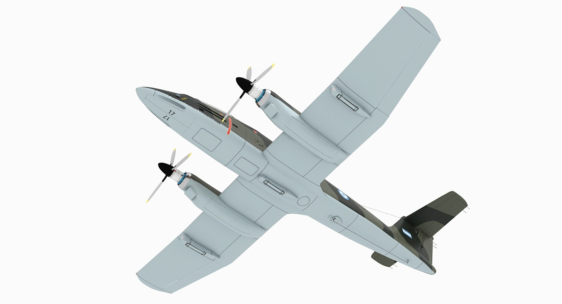 Fma Ia-58 Pucara 3D Model - TurboSquid 1193032