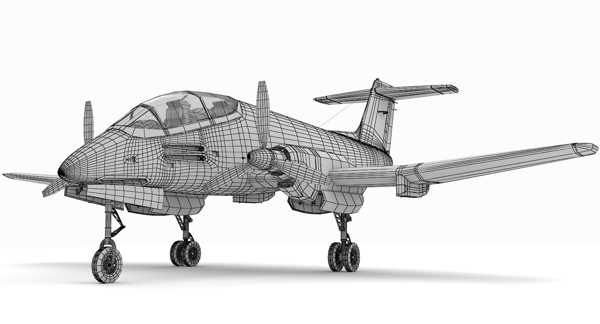 Fma Ia-58 Pucara 3D Model - TurboSquid 1193032