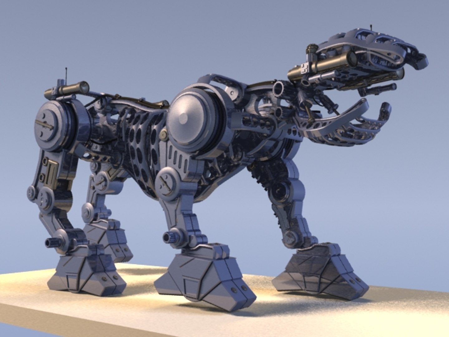 Lightwave Explorer Robot