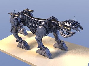 Robot Dog Lightwave Models for Download | TurboSquid