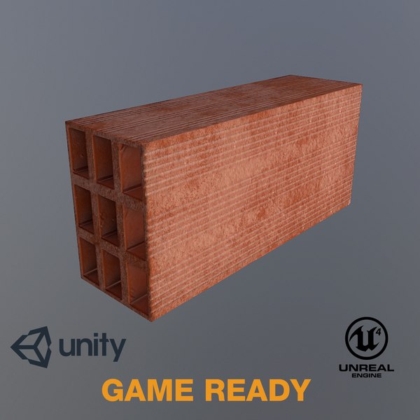 Realistic brick ready pbr 3D model - TurboSquid 1260642