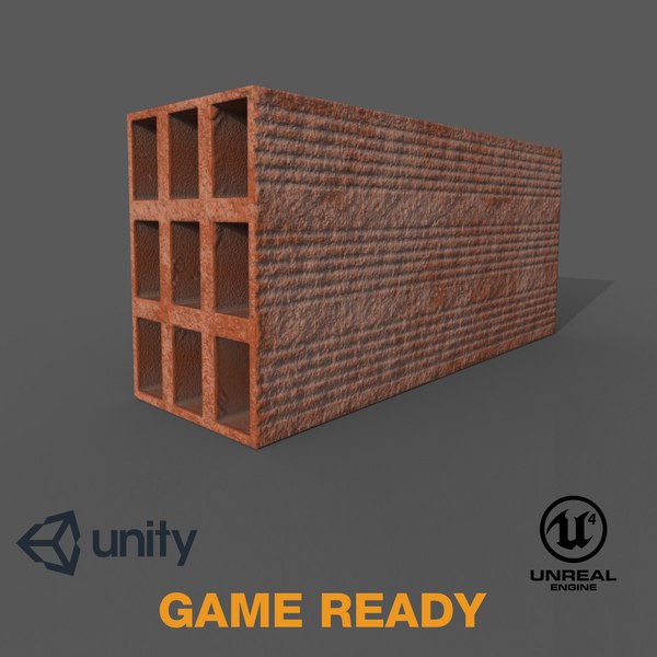 Realistic brick ready pbr 3D model - TurboSquid 1260642