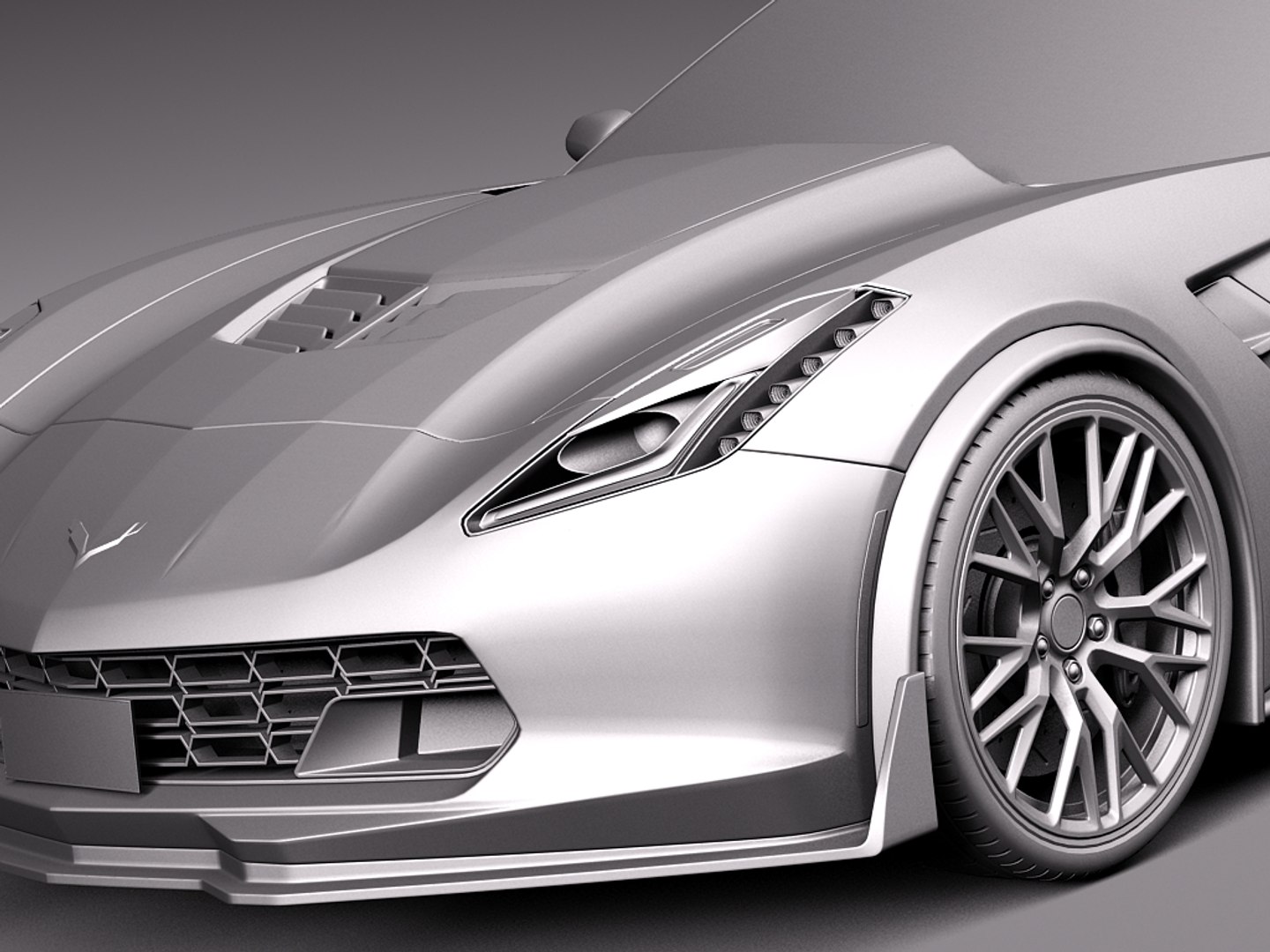 2014 chevrolet corvette 3d max