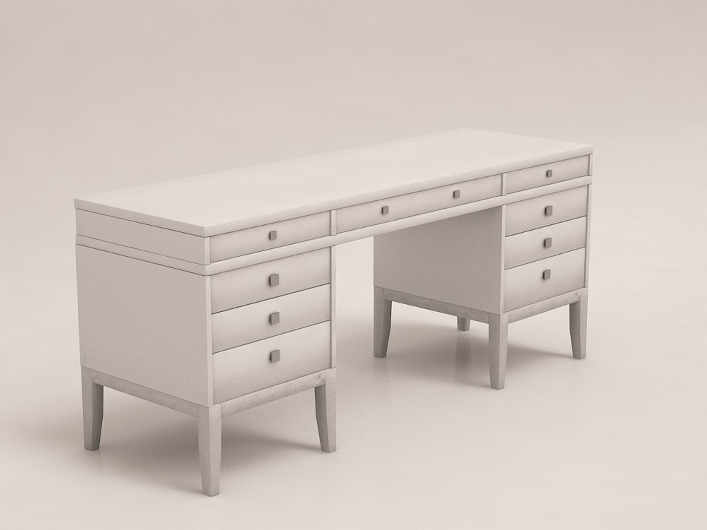 3d Barbara Barry Nightingale Nightstand Model