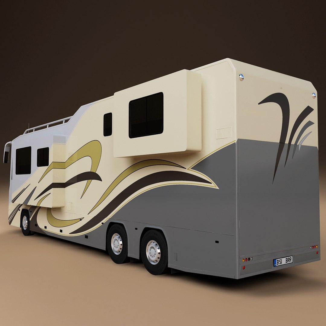 motorhomes v2 3d model