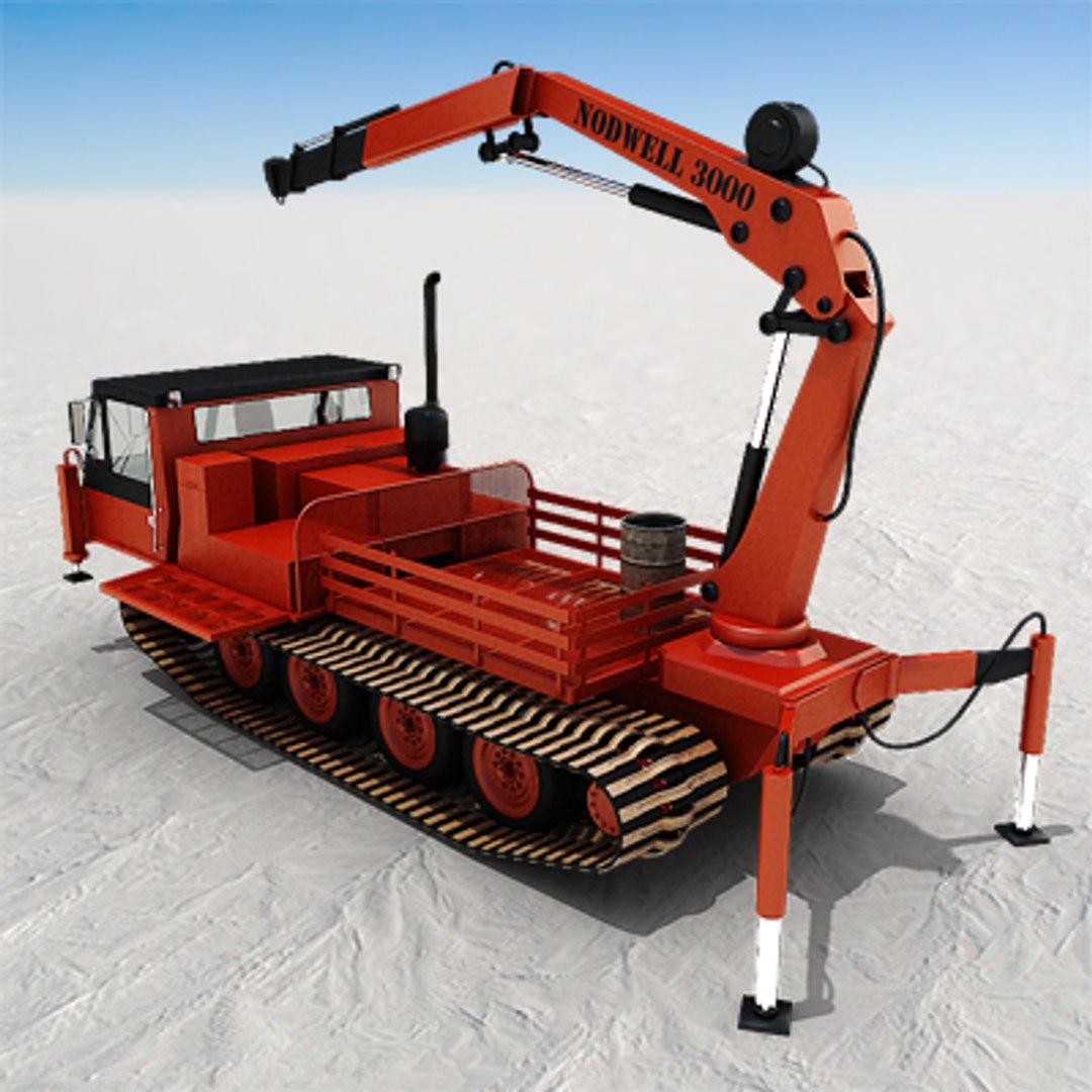 3d Snow Nodwell 3000 Model