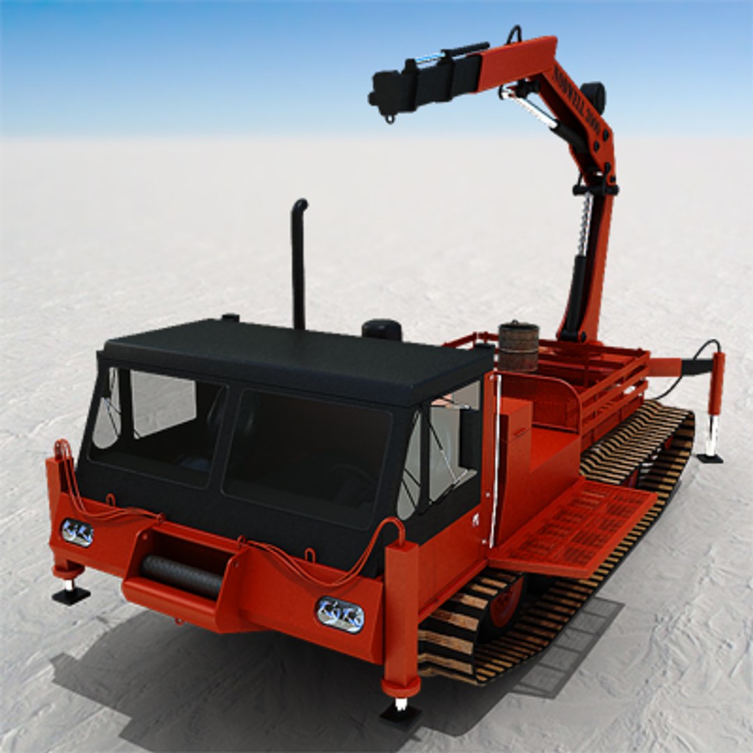 3d Snow Nodwell 3000 Model