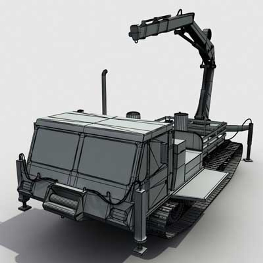 3d Snow Nodwell 3000 Model