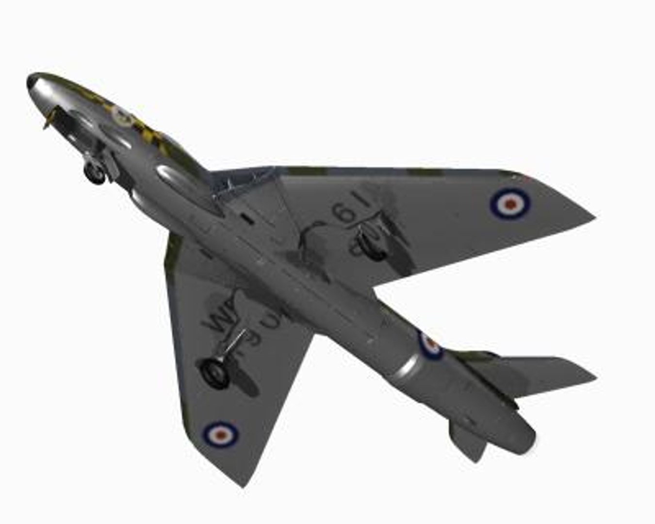 Hawker Hunter Jet Fighters 3d Max