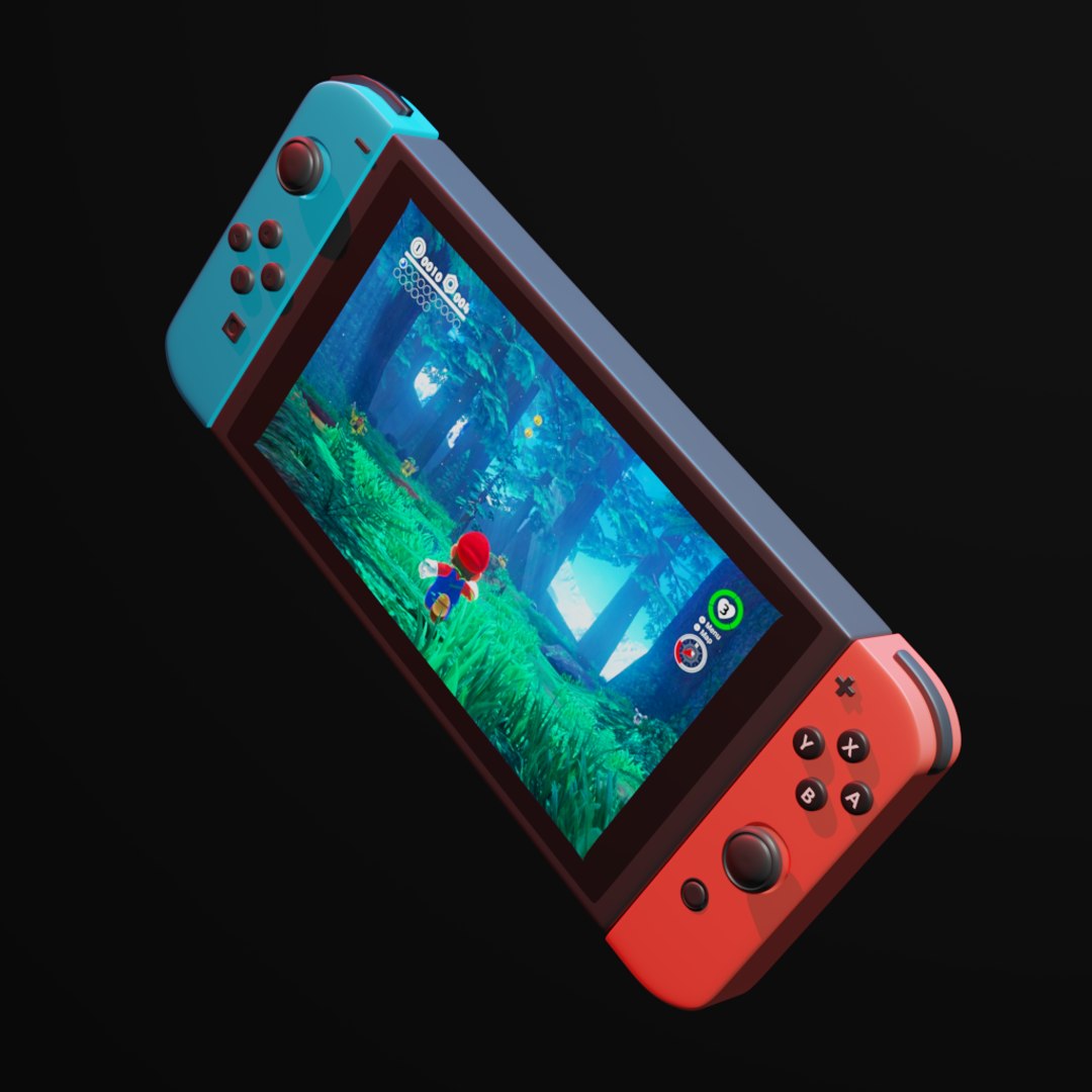 Nintendo Switch Console 3D Model - TurboSquid 1553541