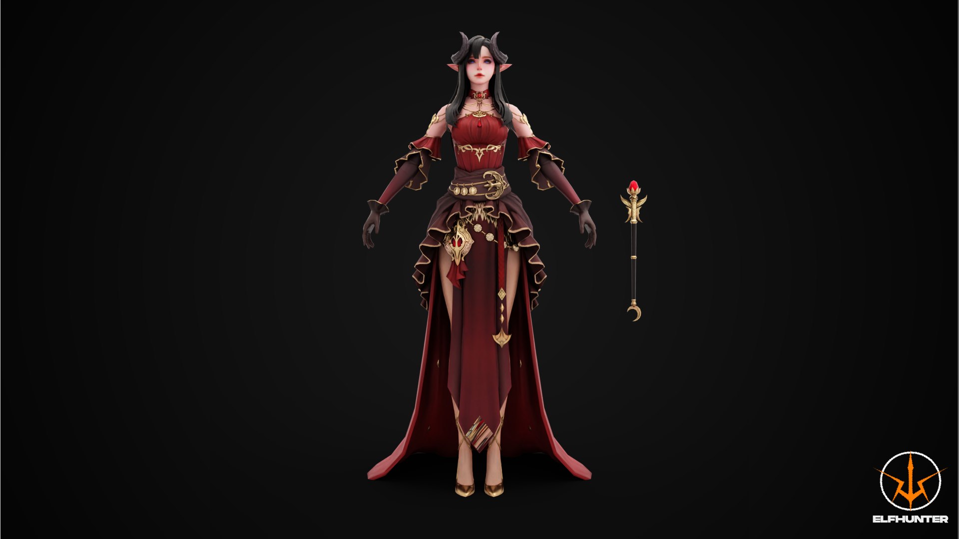 EXCLUSIVE ELF DEMONIC 3D - TurboSquid 2090328