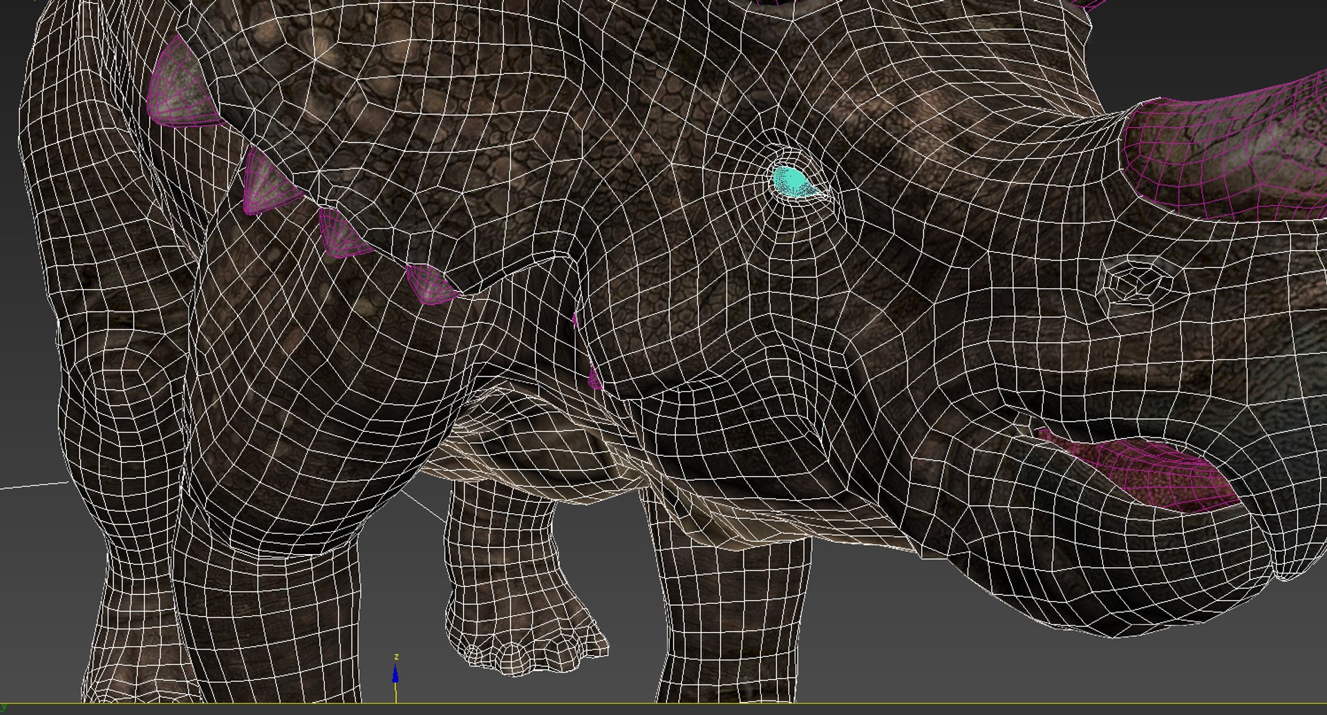 3d triceratops model