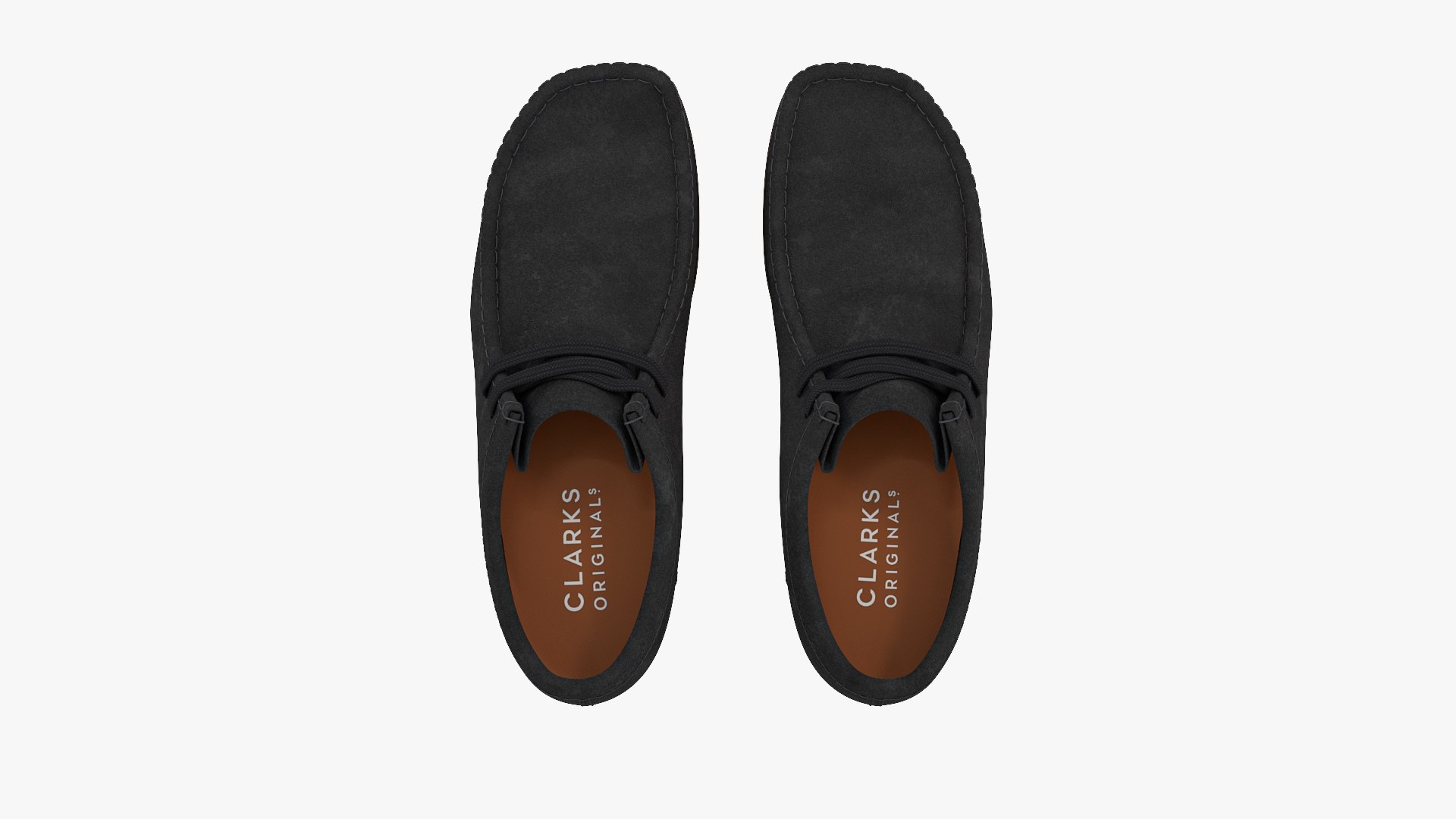 Clarks Wallabee Black Suede 3D Model - TurboSquid 2222379