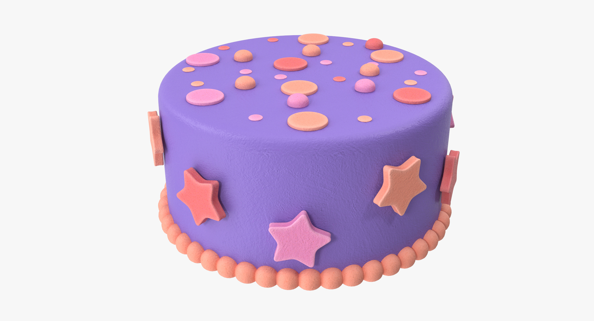 Birthday Cake 3D Model - TurboSquid 1340290