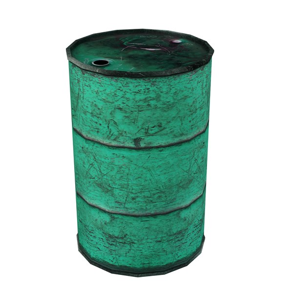 modelo 3d Barril Industrial Low Poly - TurboSquid 1554195