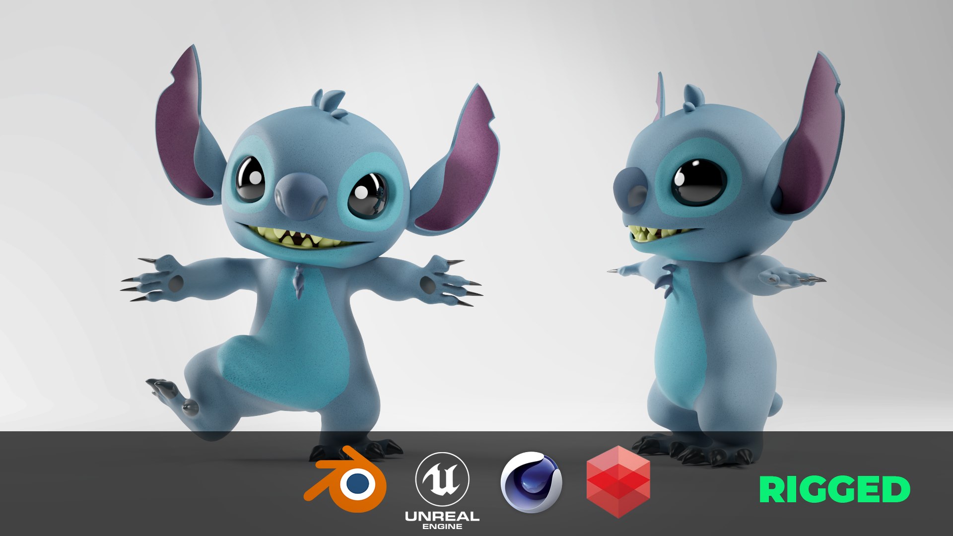 STICH CHARACTER RIGGED 3D - TurboSquid 2468933