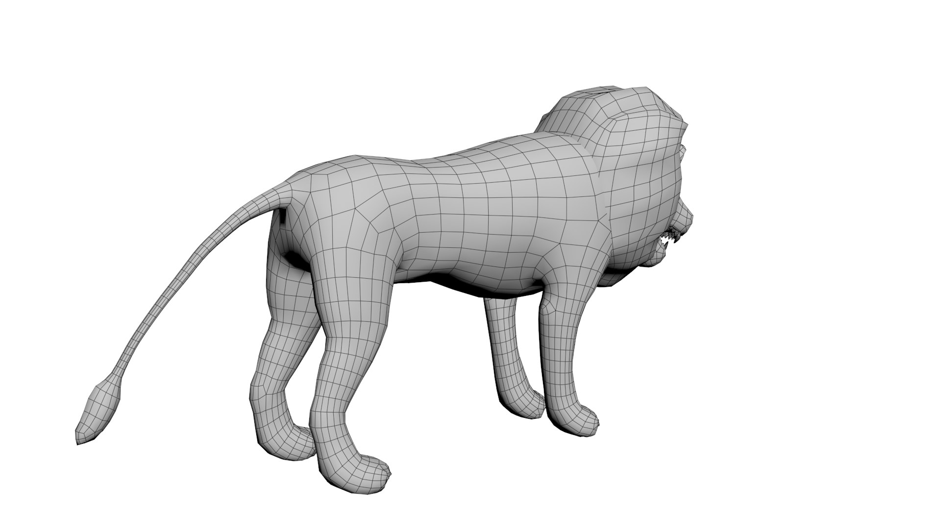 3D Lion Model - TurboSquid 1782557