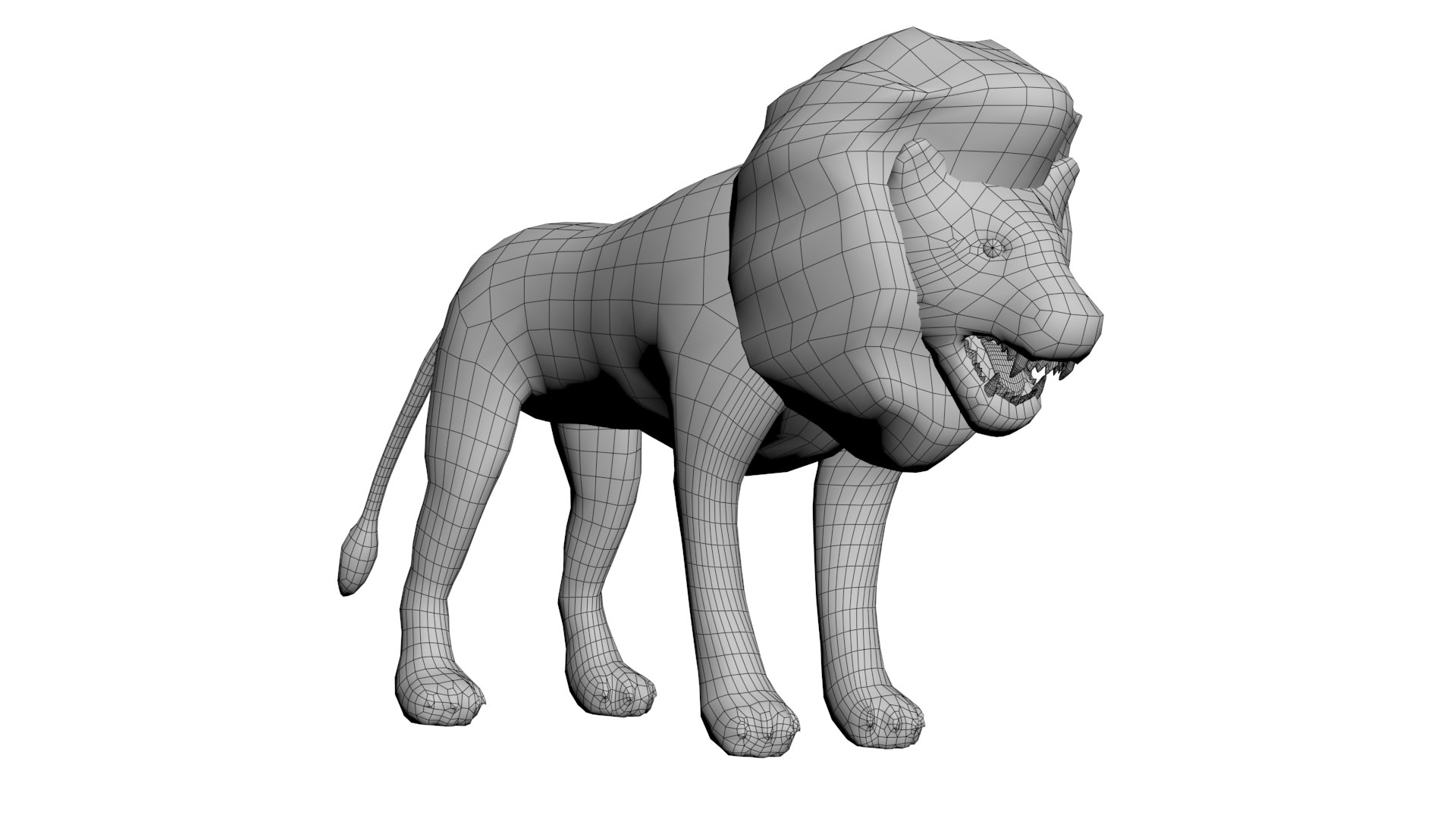 3D Lion Model - TurboSquid 1782557