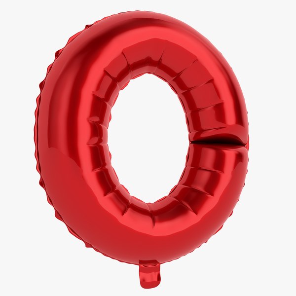 Balloon letter o 3D - TurboSquid 1384663