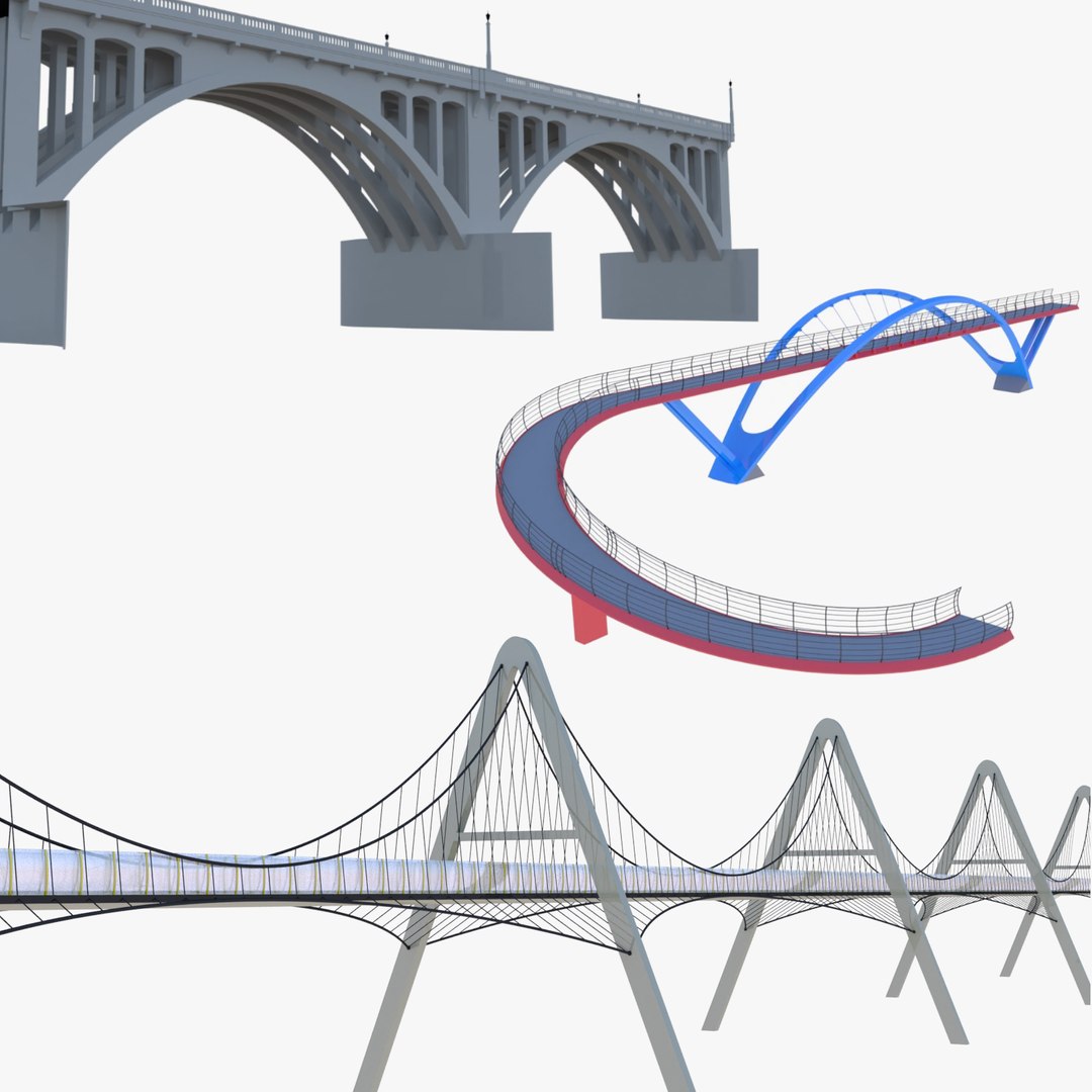 3D Bridges Collection 2023 II Model - TurboSquid 2086736