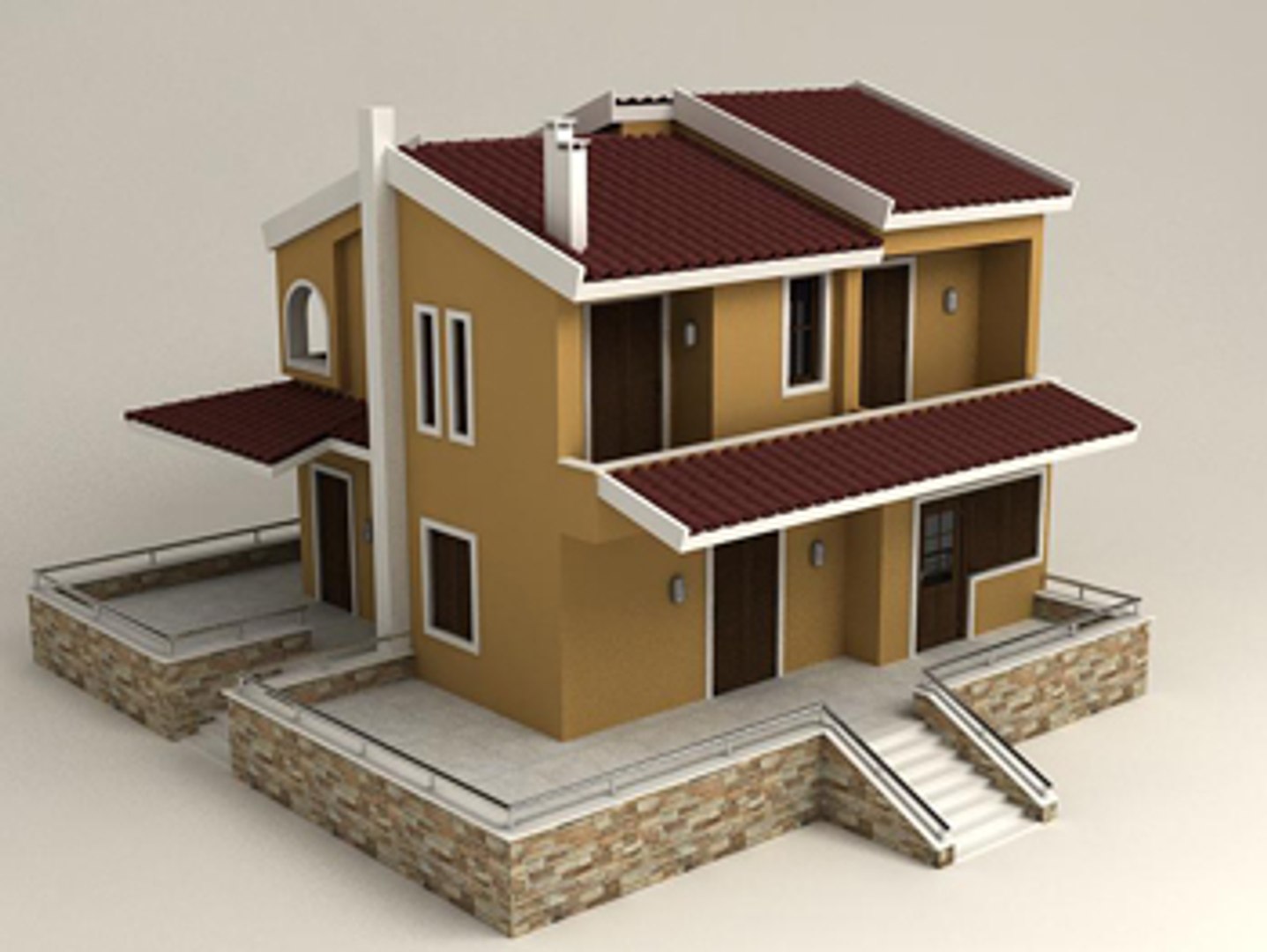 house 3d max