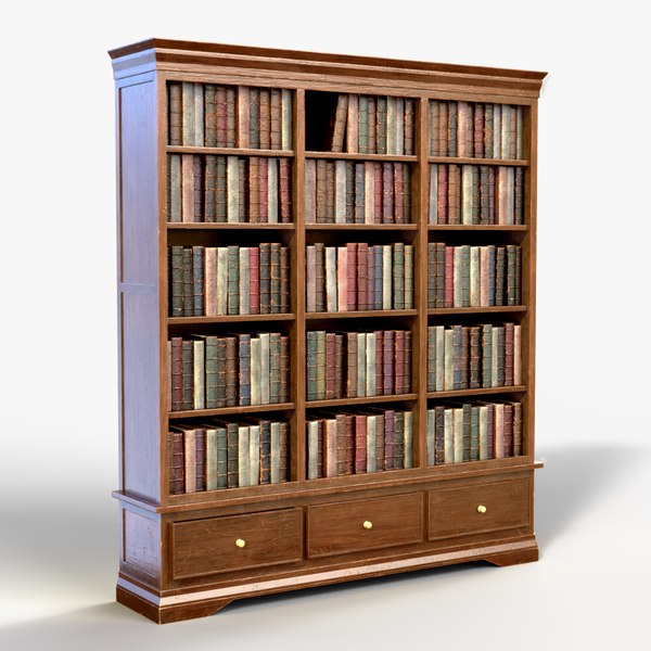 3D model Antique Bookcase - TurboSquid 1999140