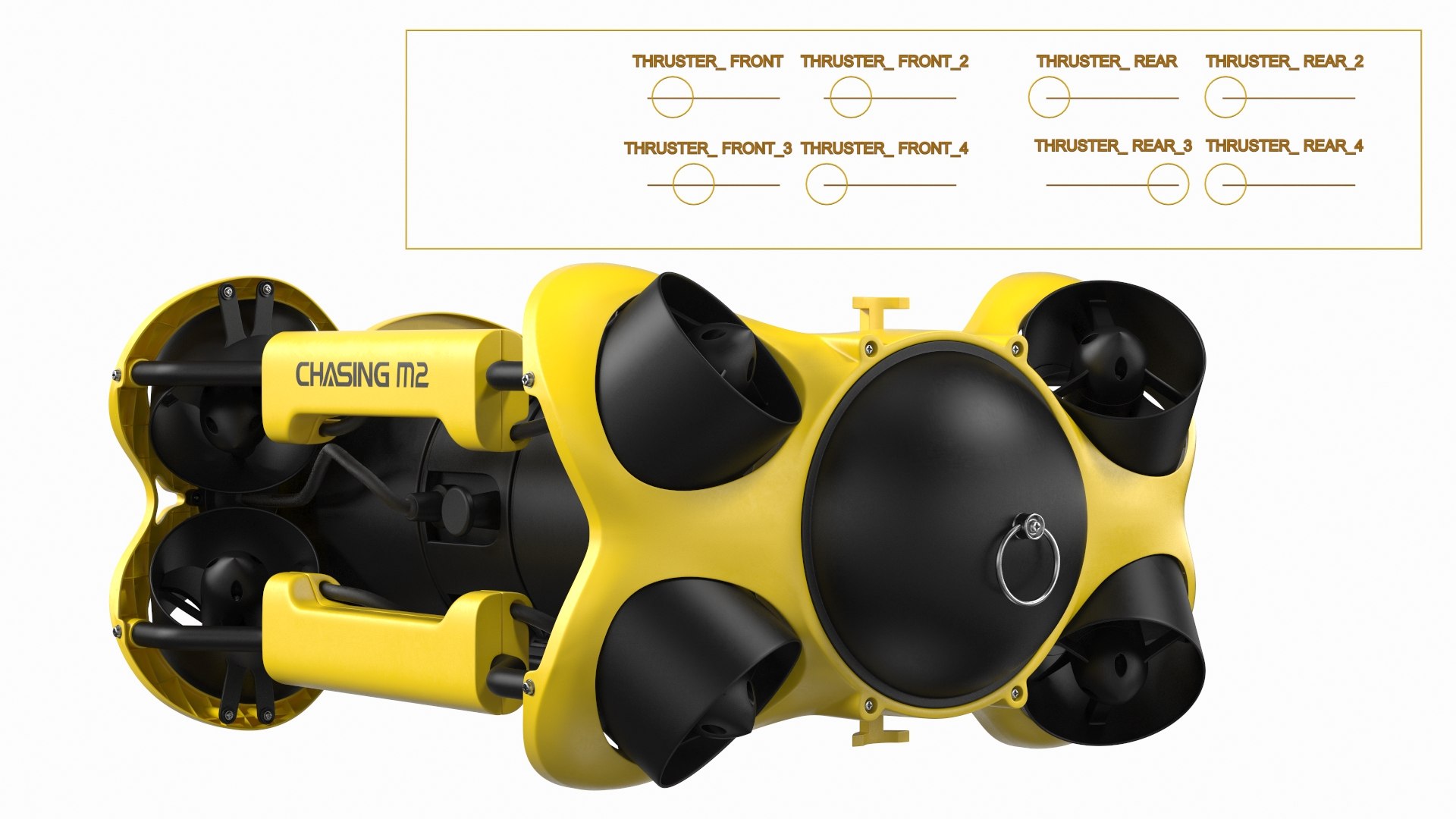 Chasing M2 Underwater Drone Rigged 3D Model - TurboSquid 1855727