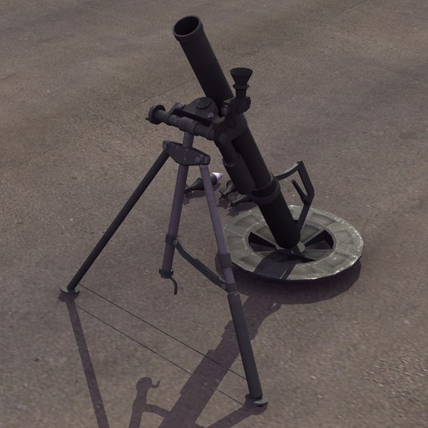 m224 60mm mortar 3d model