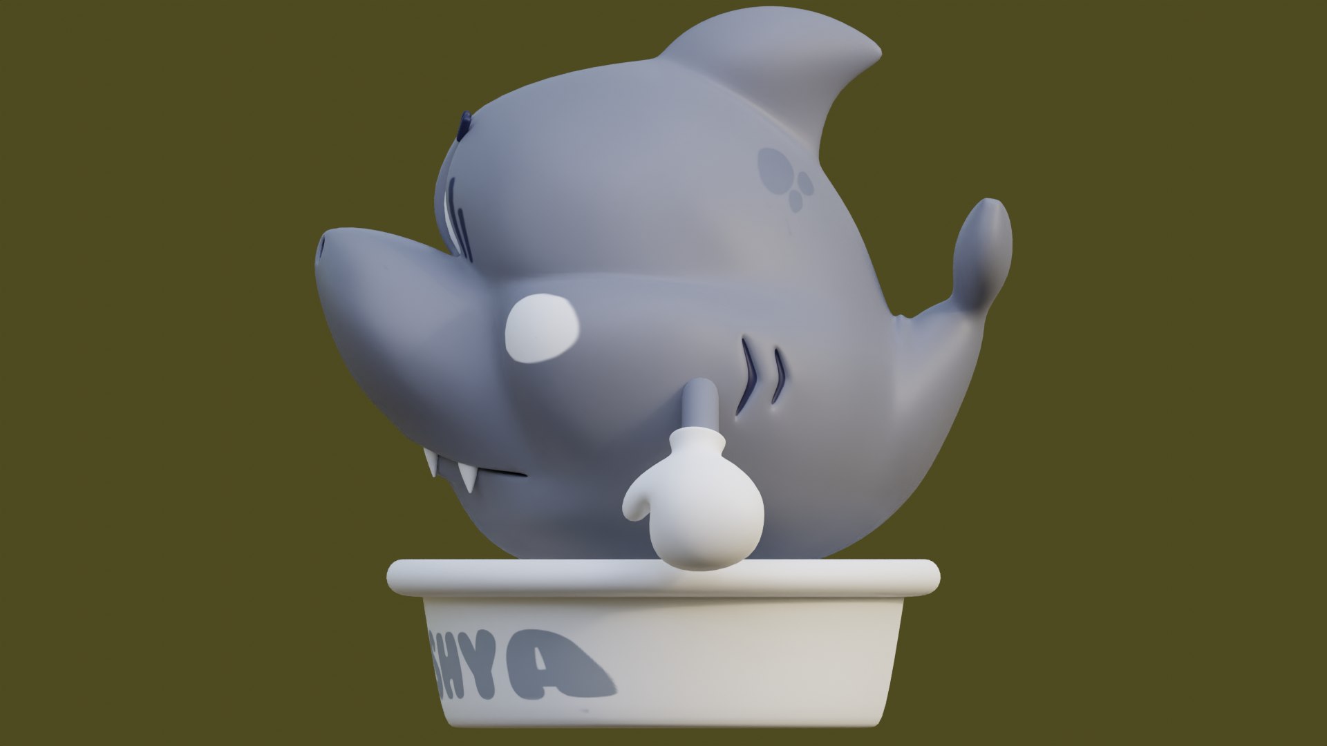 3D Cartoon Sharks Model - TurboSquid 1968335
