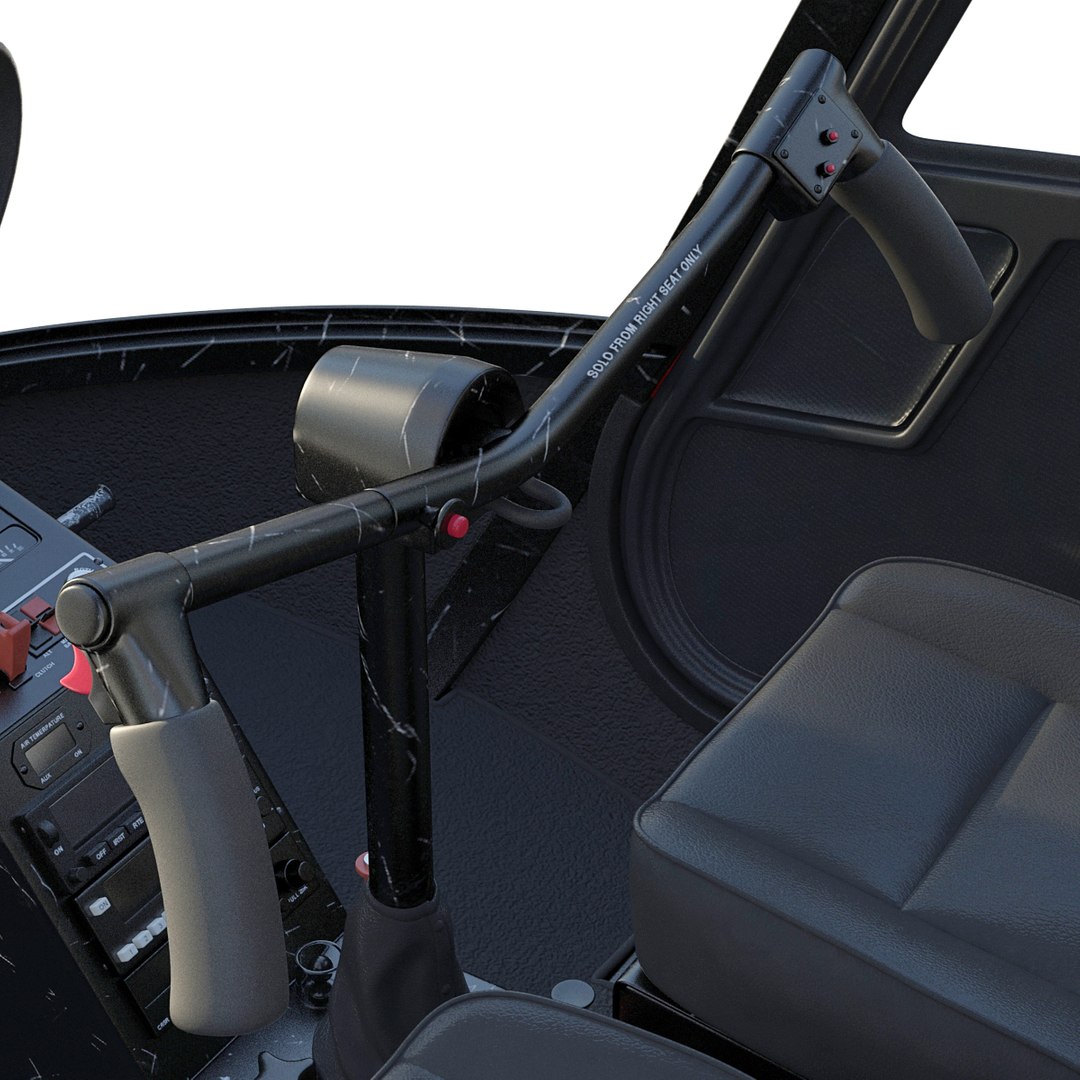 max light helicopter cockpit modeled