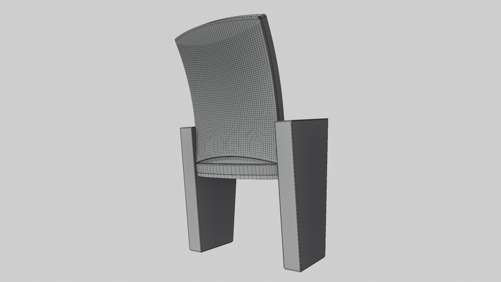 Auditorium Chair 02 3D Model - TurboSquid 2083442
