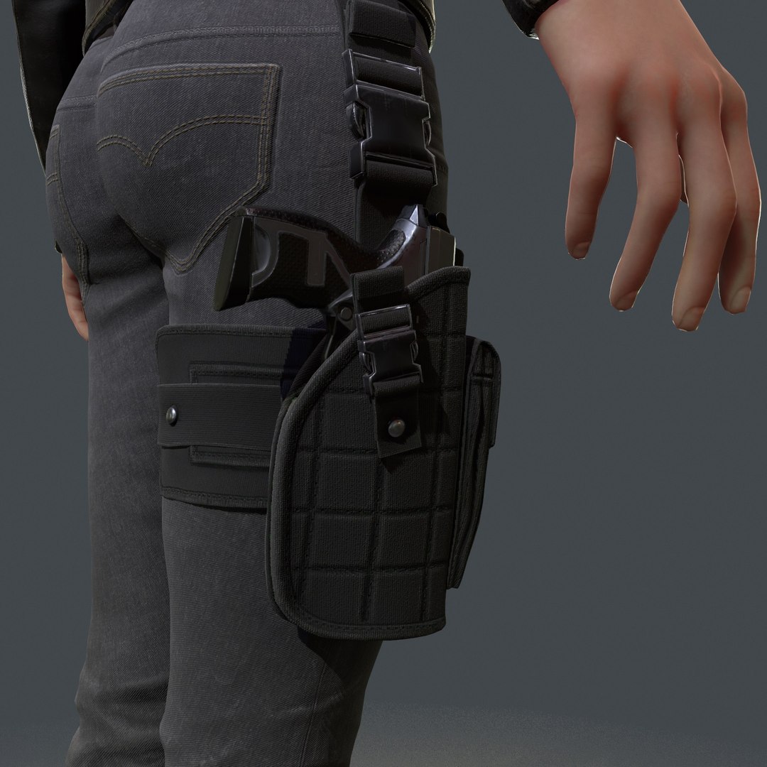 3D female agent ready model - TurboSquid 1234100
