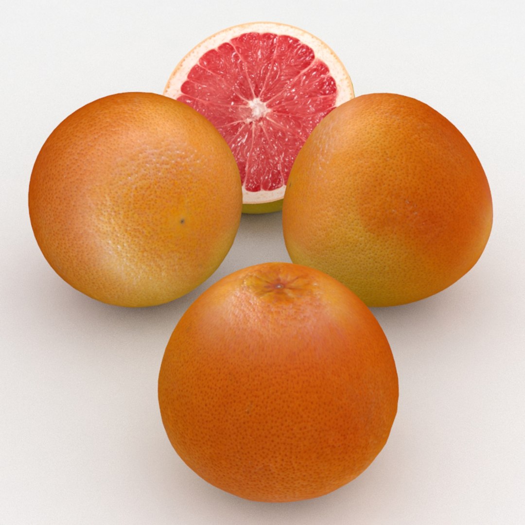 Fruit grapefruit 3D model - TurboSquid 1198426
