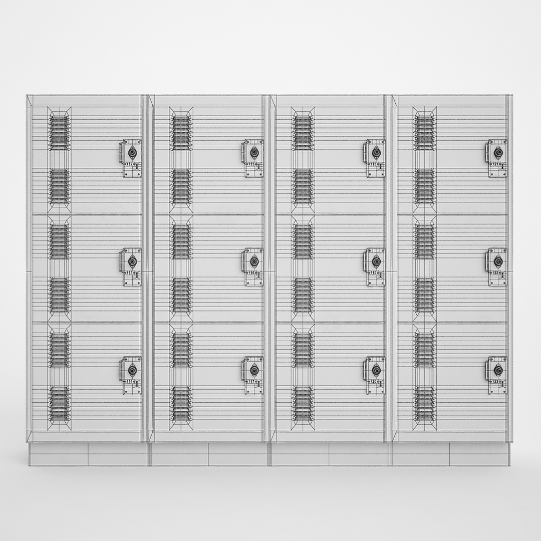 3D Deployable Storage Lockers Model - TurboSquid 1435539