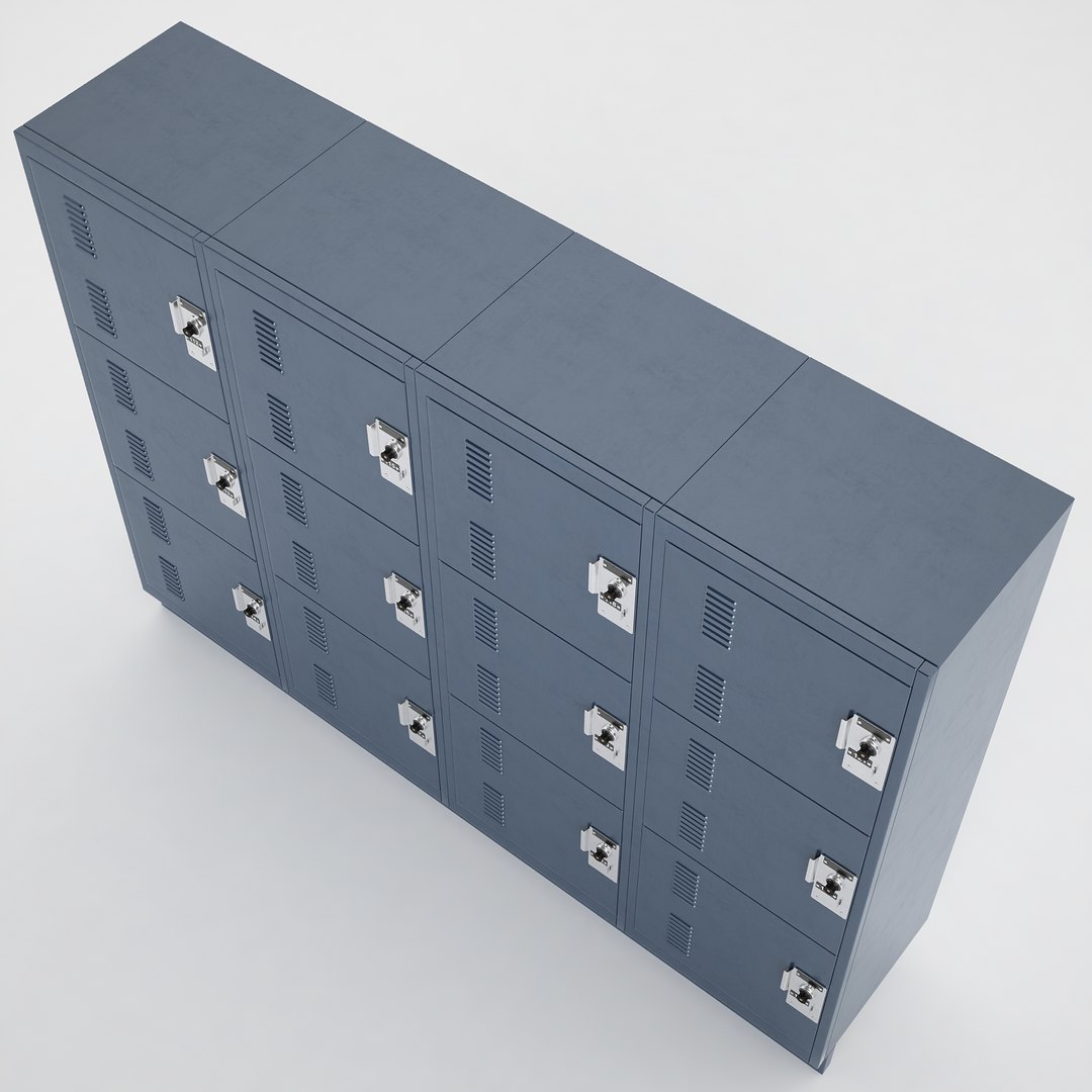 3D Deployable Storage Lockers Model - TurboSquid 1435539