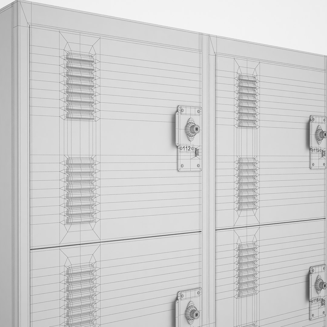 3D Deployable Storage Lockers Model - TurboSquid 1435539