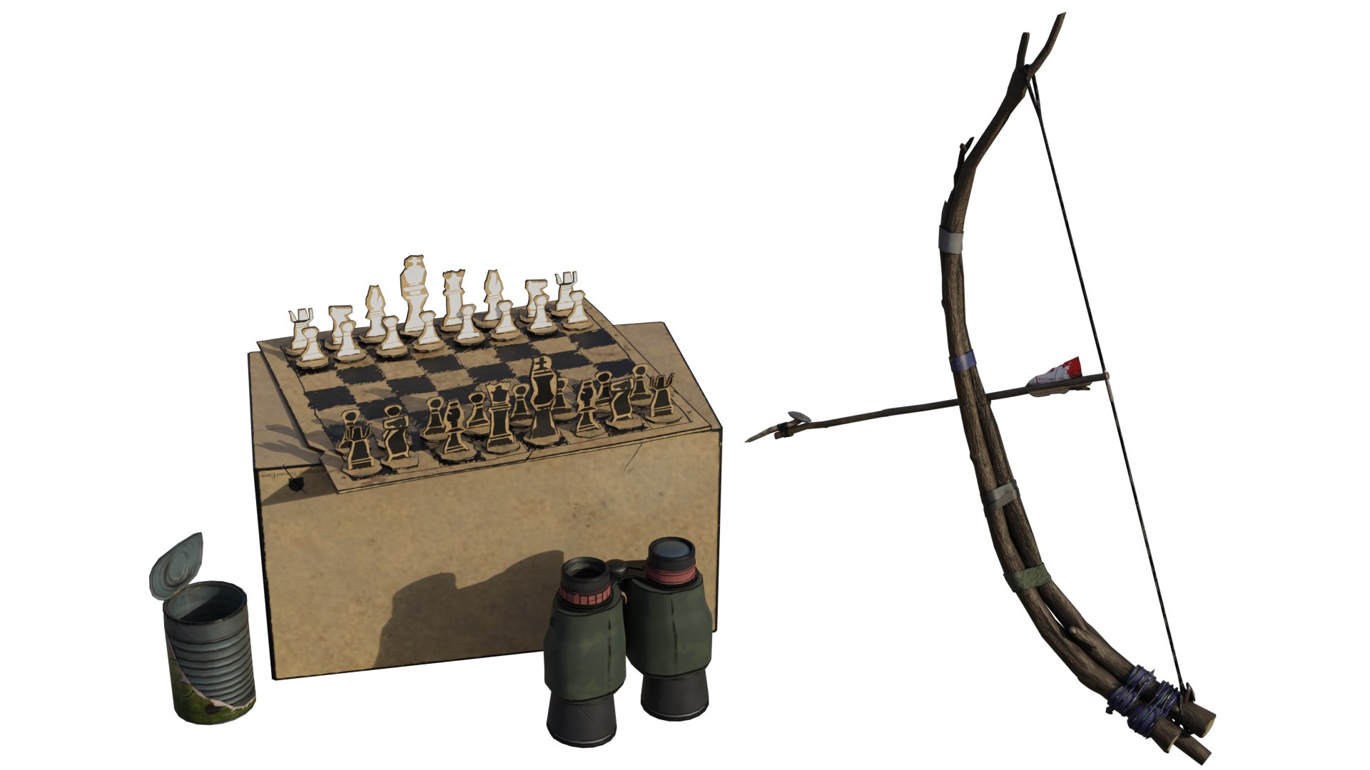 3D Model Apocalypse Shelter Survival Pack - TurboSquid 1806299