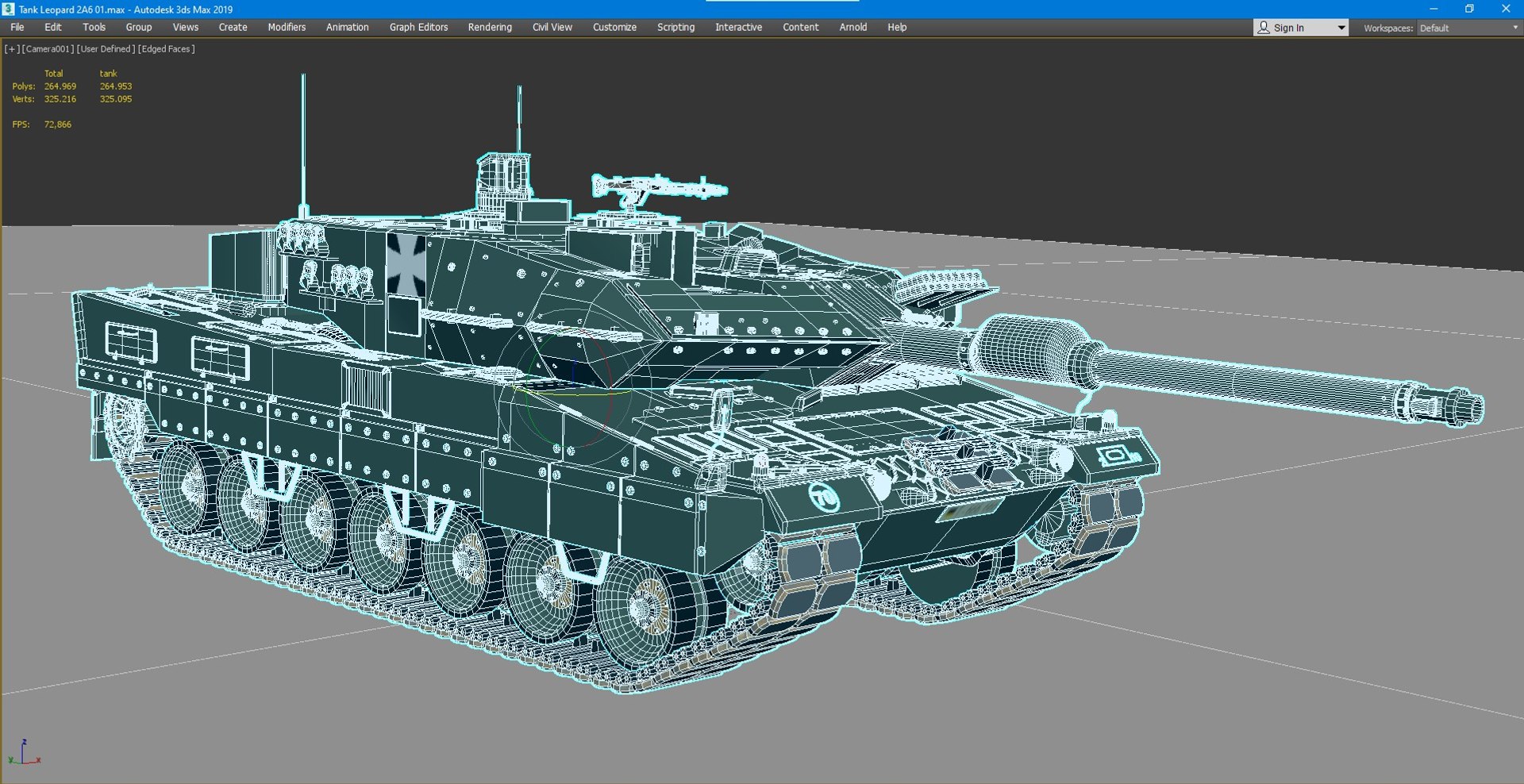 3D Leopard 2a6 Tank Model - TurboSquid 2342762