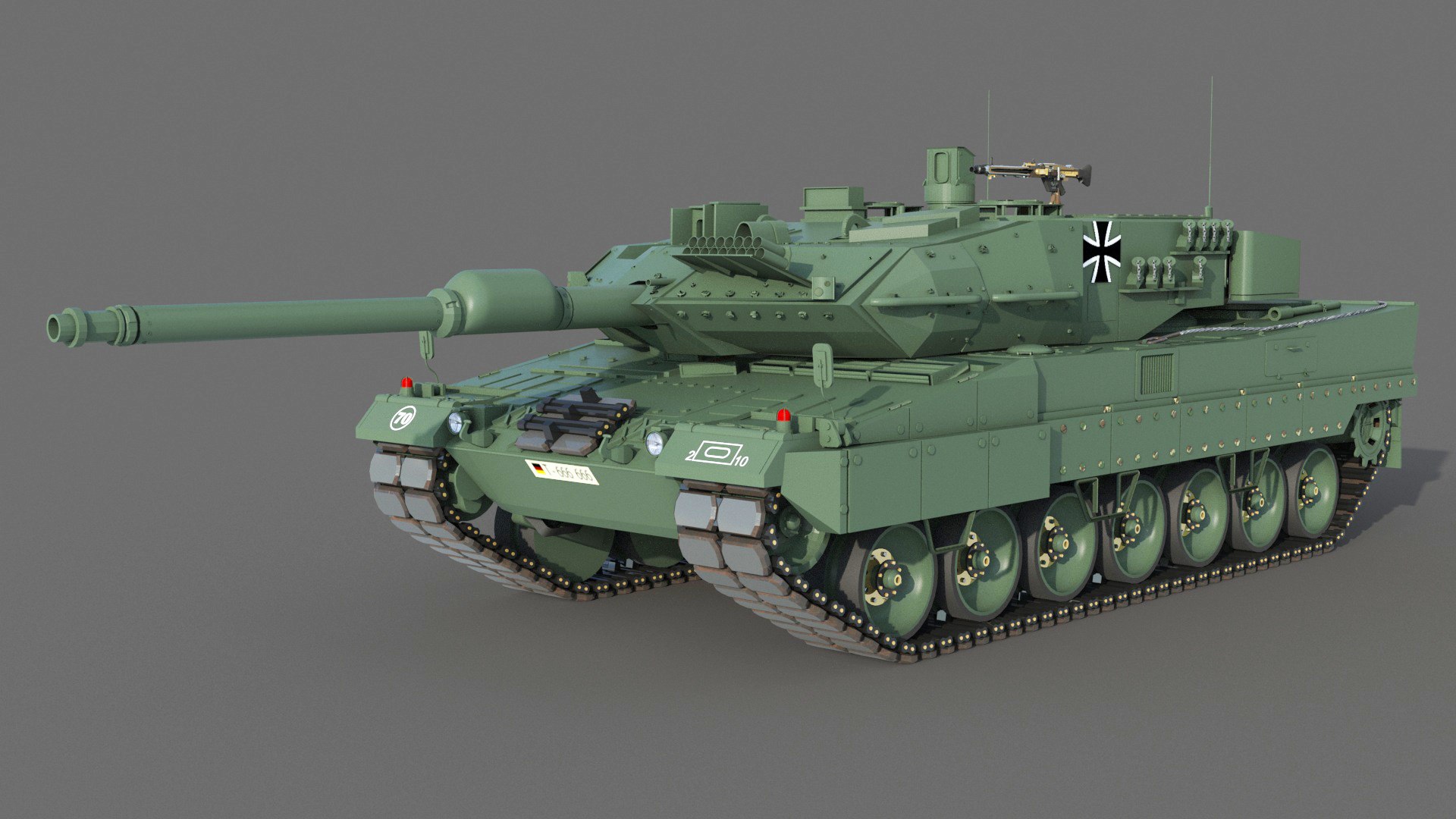 3D Leopard 2a6 Tank Model - TurboSquid 2342762